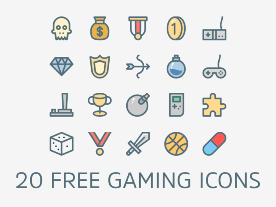 Gaming Icons - EpicPxls freebie